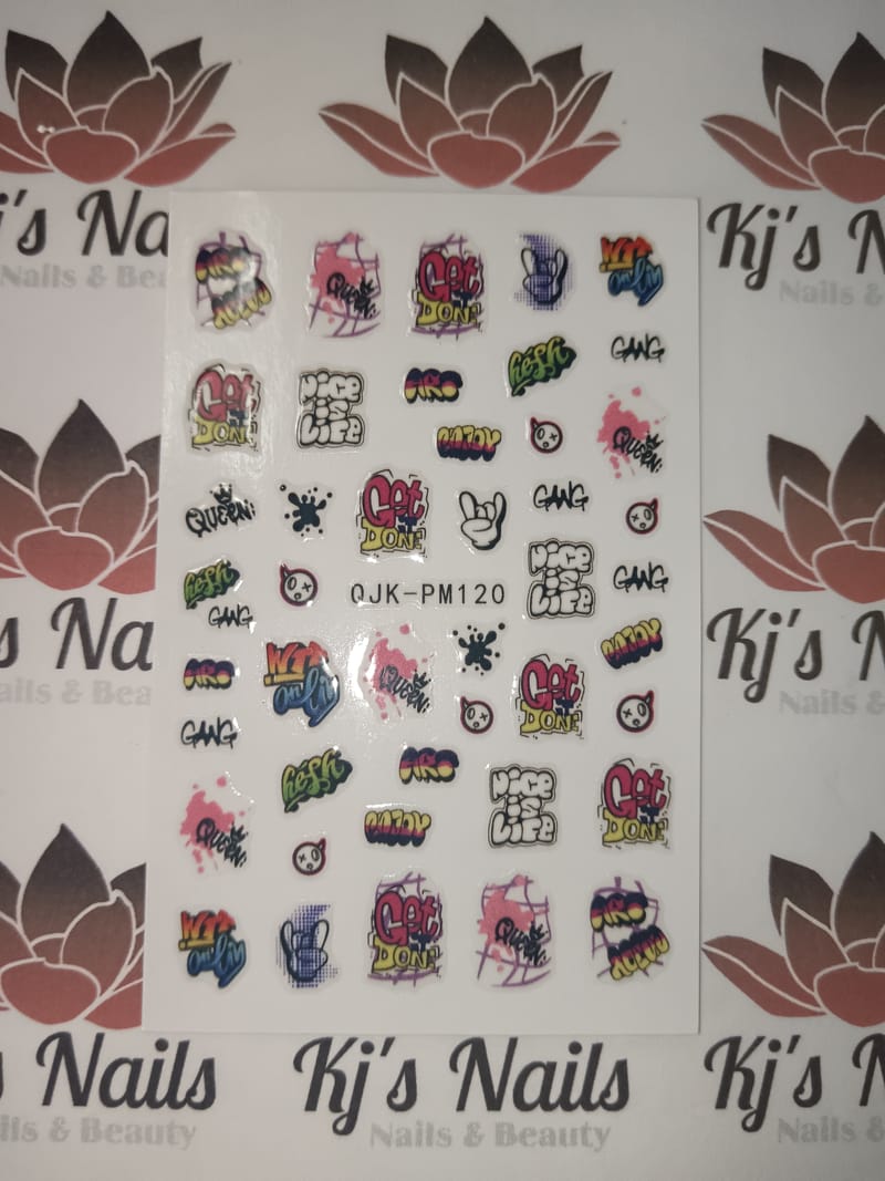 Sticker Sheet - Kj's Nails