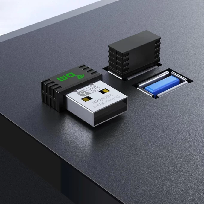 DM AD086 WiFi 6 USB Wireless Adapter Wifi Receiver Transmitter Access ...