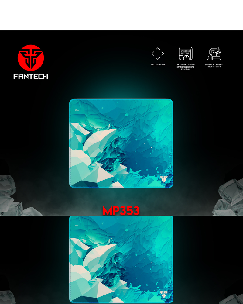 Fantech MP353 AGILE Gaming Mousepad - Atomic Blue - أوفيس ون Office one
