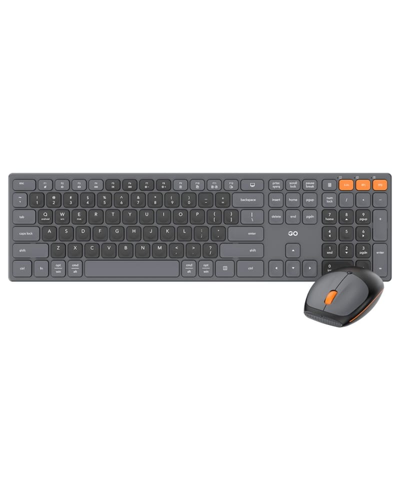 Fantech Go WK895 Office Wireless Keyboard and Mouse Combo - Grey ...