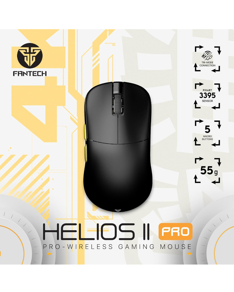 FANTECH Helios II PRO XD3V3 Wireless Gaming Mouse - أوفيس ون Office one