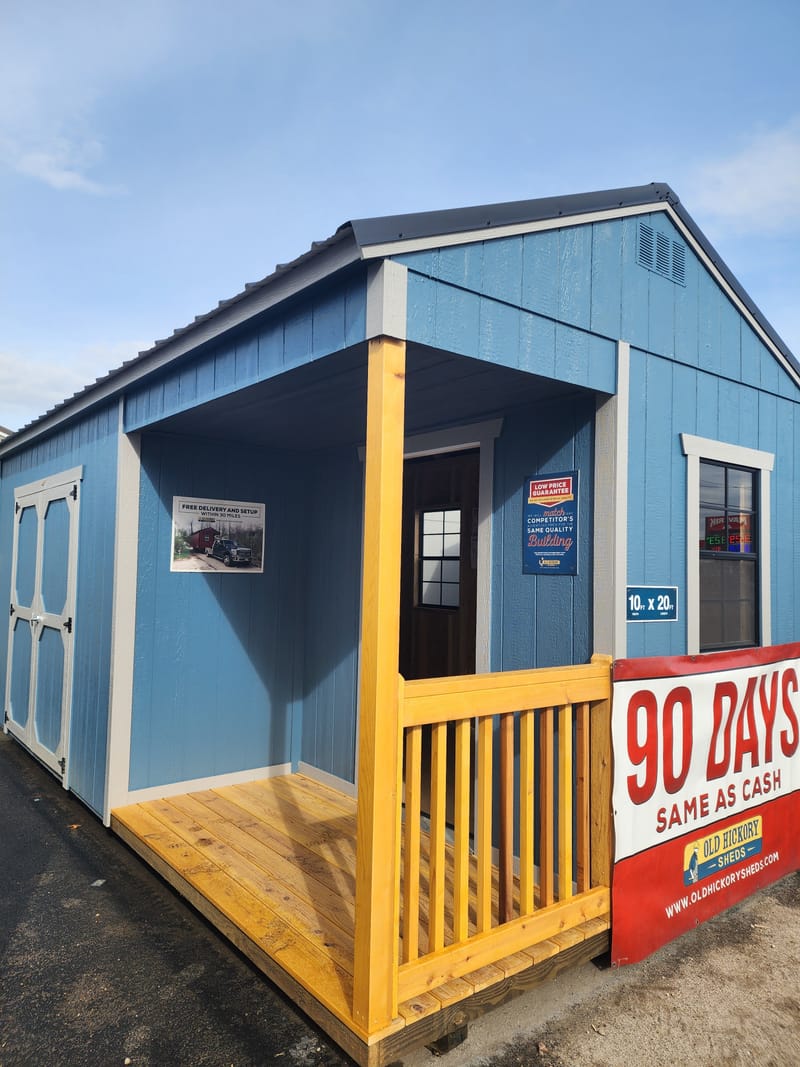 FRUITLAND LOT Old Hickory 10X20 Side Porch Utility - State Line Shed ...