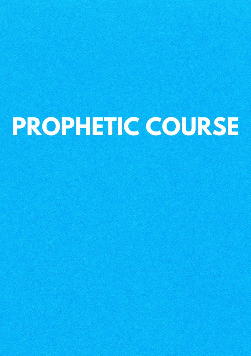 PROPHETIC COURSE - Shanique Beckford Ministries