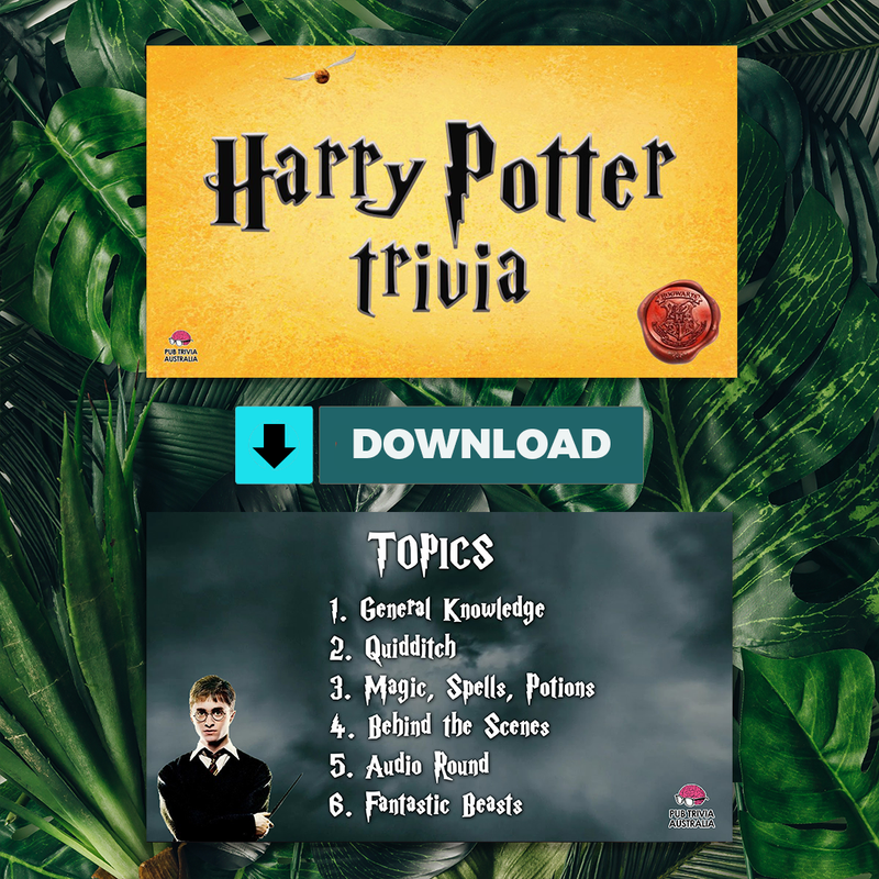 PAPER BASED VIA DOWNLOAD - Pub Trivia Australia