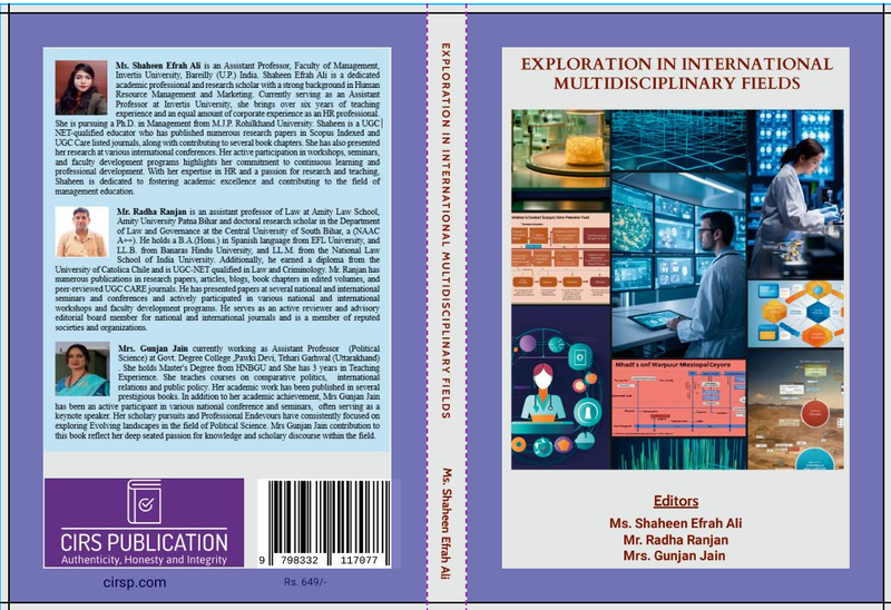 Exploration in International Multidisciplinary Fields - CIRS PUBLICATION