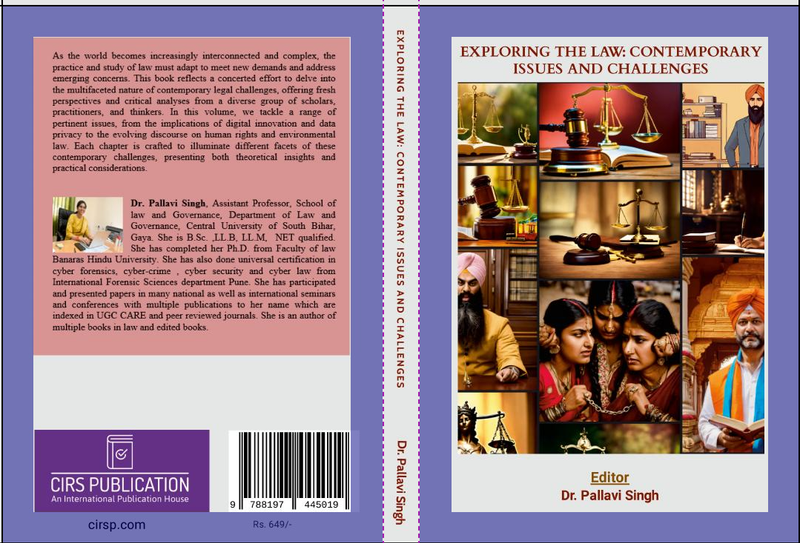 EXPLORING THE LAW: CONTEMPORARY ISSUES AND CHALLENGES - CIRS PUBLICATION