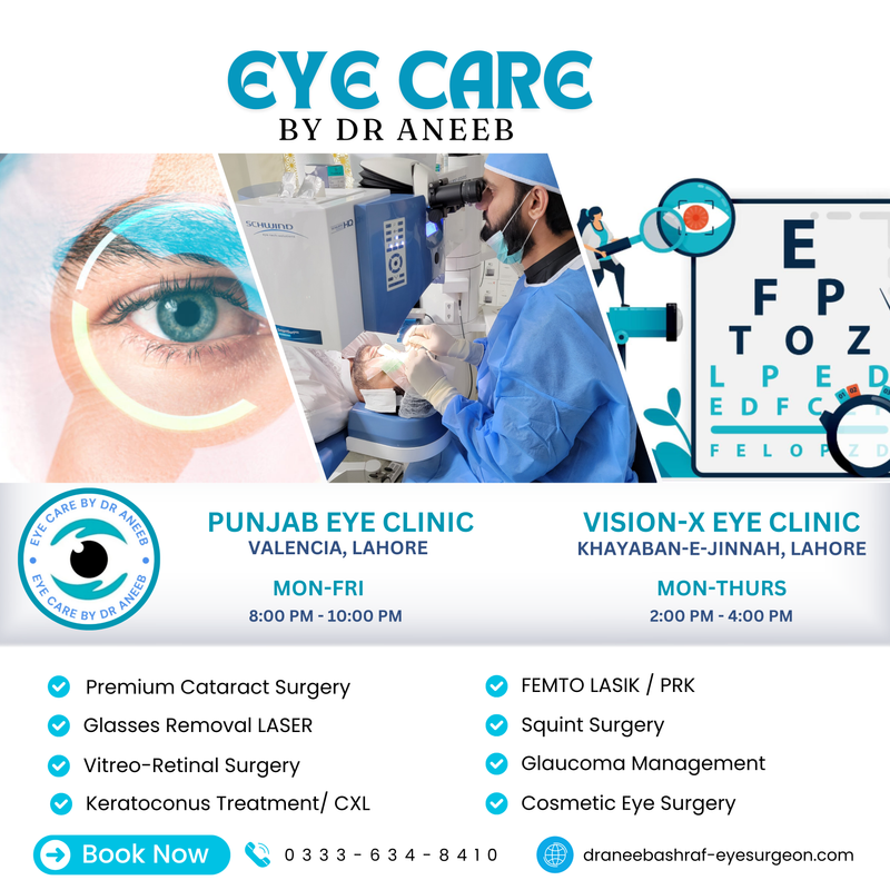 Dr Aneeb Ashraf - Cataract and Laser Eye Surgeon
