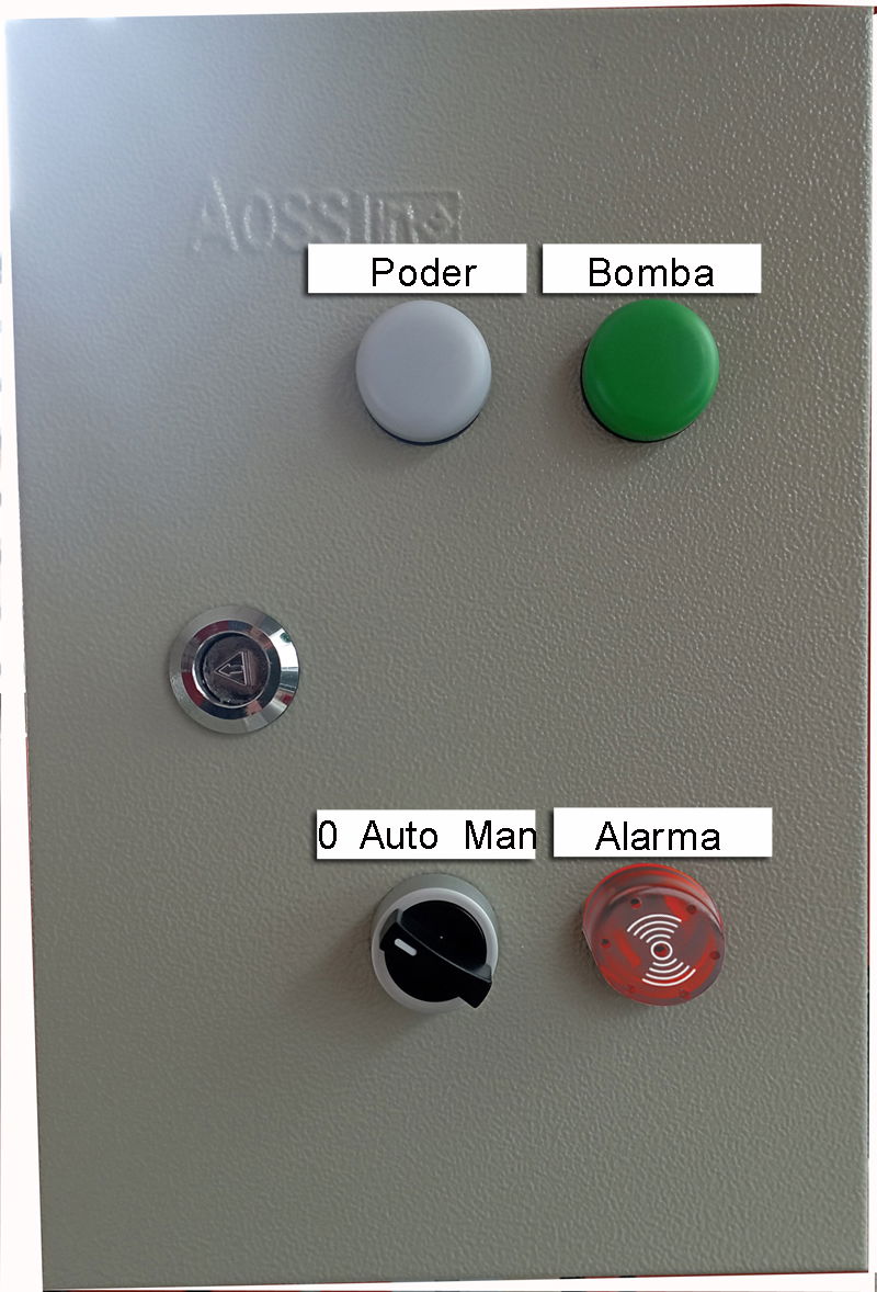 Control para bomba de evacuación mono-fásico 2HP