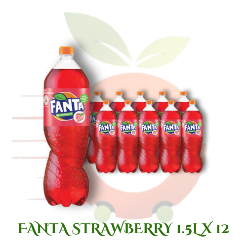 FANTA STRAWBERRY 1.5 L X 12 - GREENSHINE SG FRESH