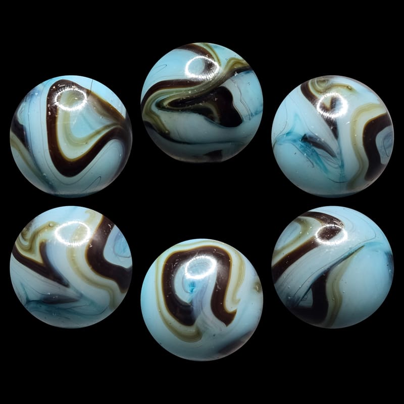 19/32"- Heaton Turtle Shell Swirl WET MINT - Mic'sMibs