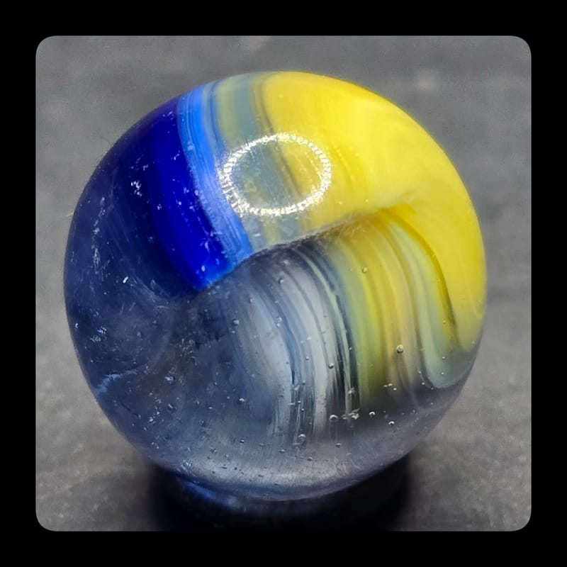 5/8" Gorgeous Akro Popeye Patch MINT (no annealing lines!) - Mic'sMibs