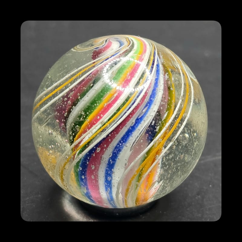 25/32" Early Faceted Precision 3 stage Solid core Swirl Shooter M ...