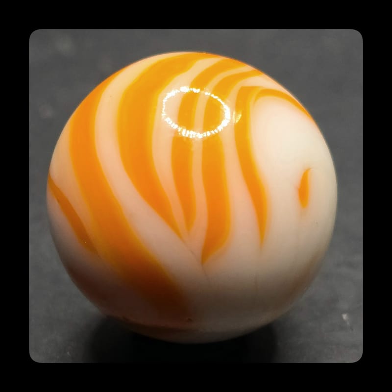 21/32" Peltier "Sandy" Comic Marble MINT/- - Mic'sMibs