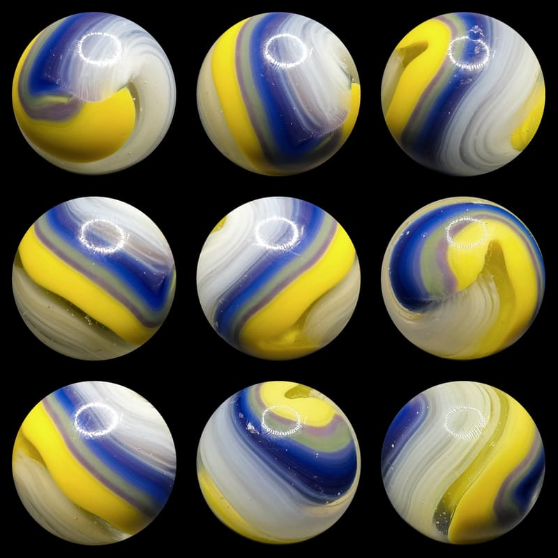 5/8" Gorgeous Akro Popeye Patch MINT (no annealing lines!) - Mic'sMibs