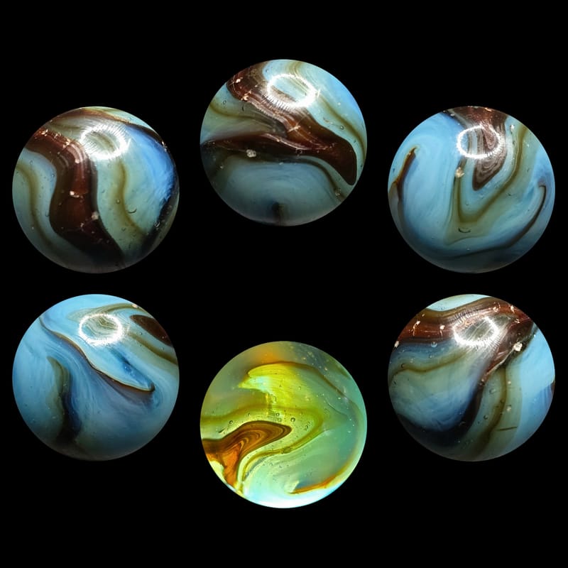 19/32"- Heaton Dragon's Blood Swirl M- - Mic'sMibs