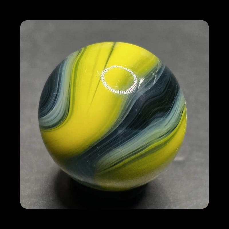 13/16" Superior Akro Superman Corkscrew Shooter w/dark tracers MINT ...