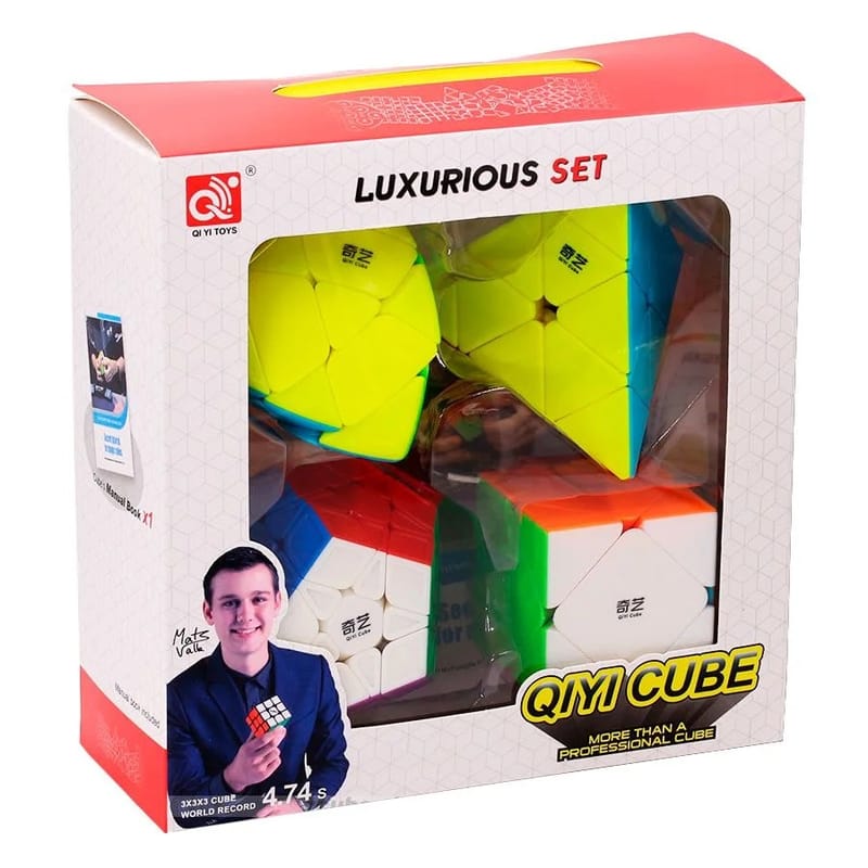 Cubos Magicos Pack QiYi Pyraminx, Megaminx, Skewb, Square-1 - UCHI ...