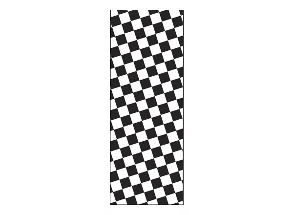 Checkers Banner Flag - skyblue leisure