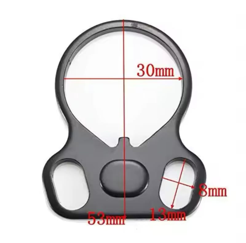 AR Rear buffer plate with sling loop - Tactical Solutions UK