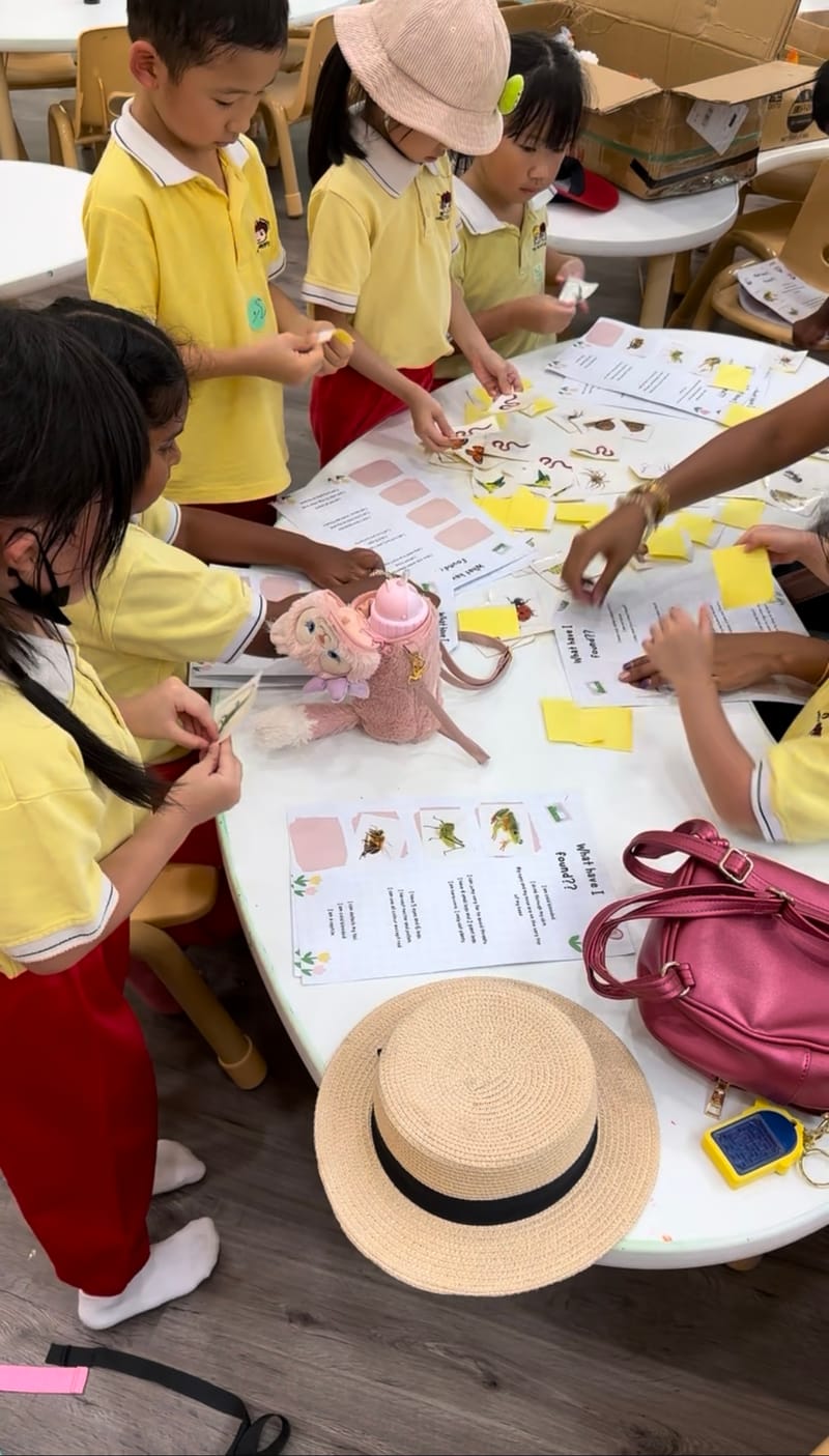 insect theme with scavenger hunting (worksheet) - Nature Kindred