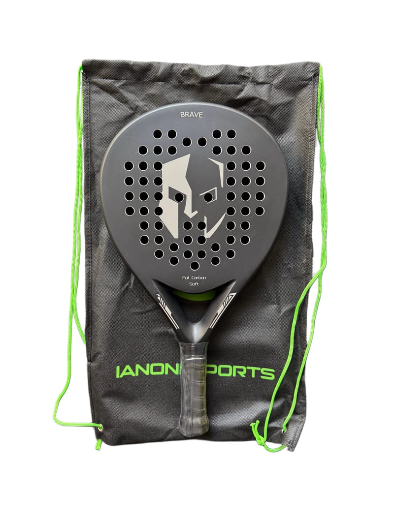 BRAVE Full Carbon Padel Racket - Bull Fitness