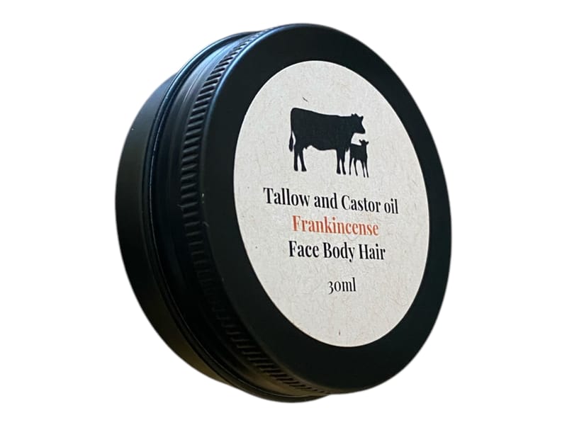 Tallow and Castor oil cream for your face HEXANE FREE anti-wrinkle