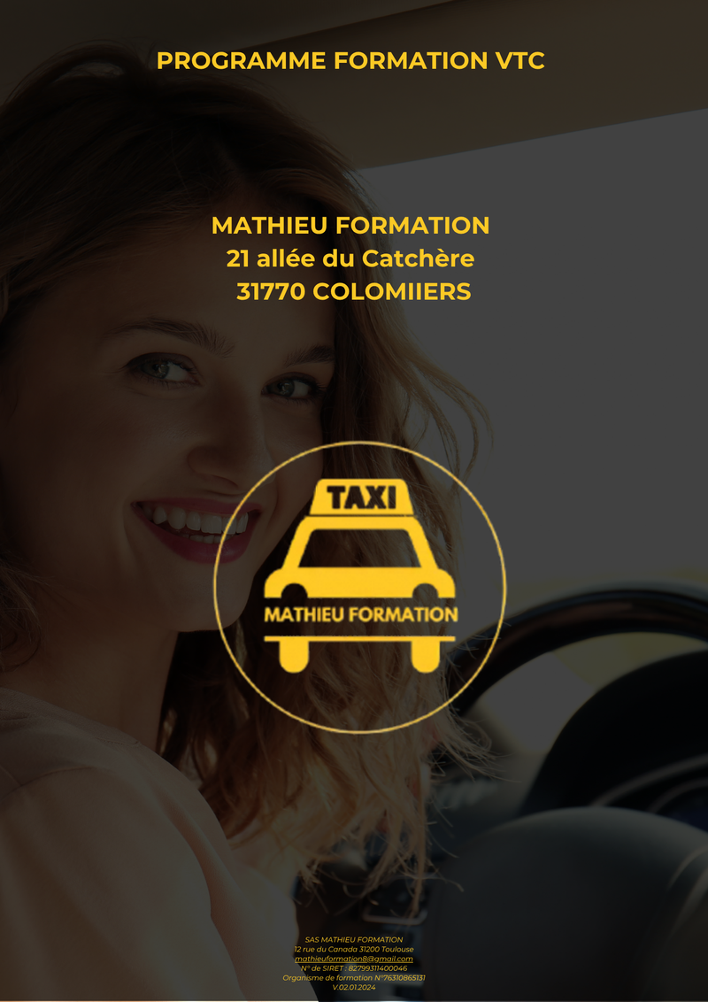 Mathieu Formation-Formation TAXI-VTC