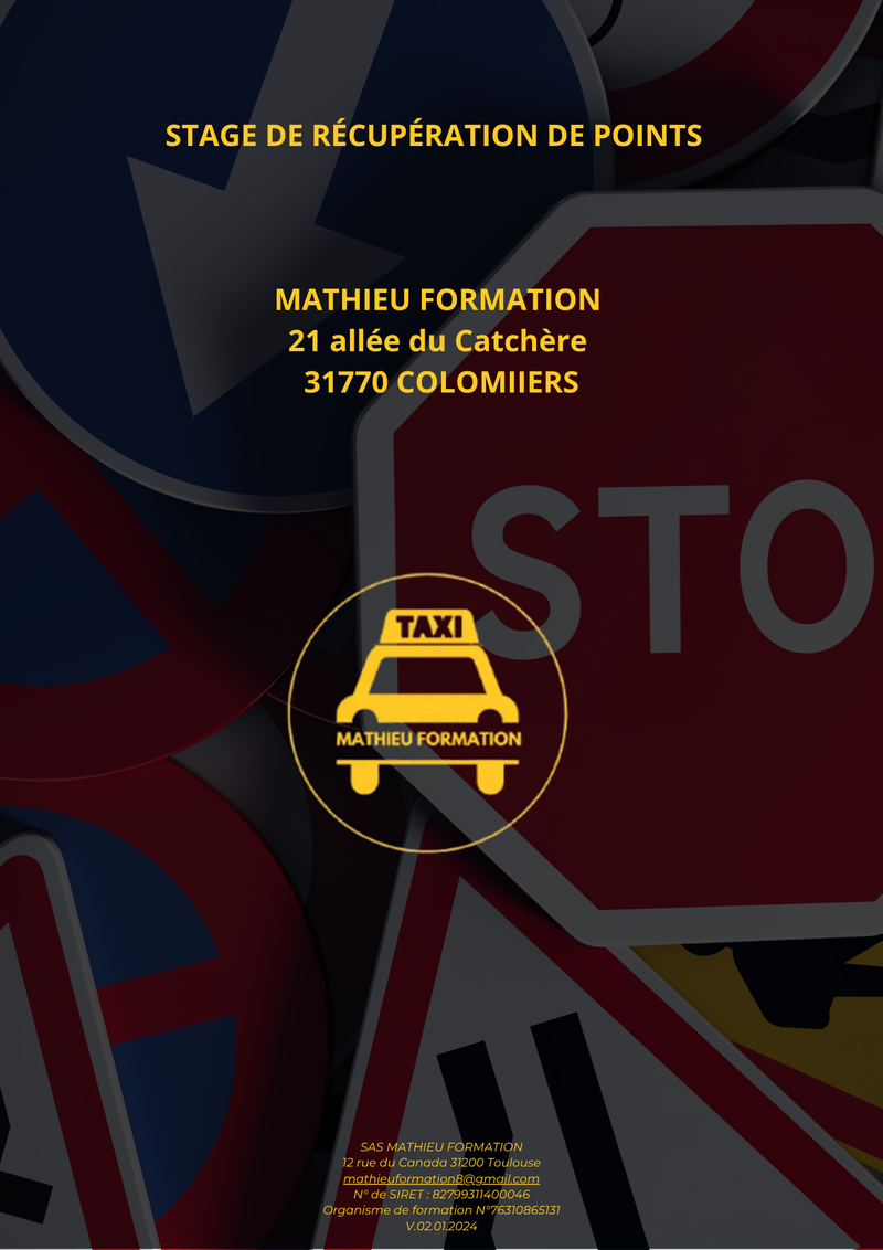 Mathieu Formation-Formation TAXI-VTC