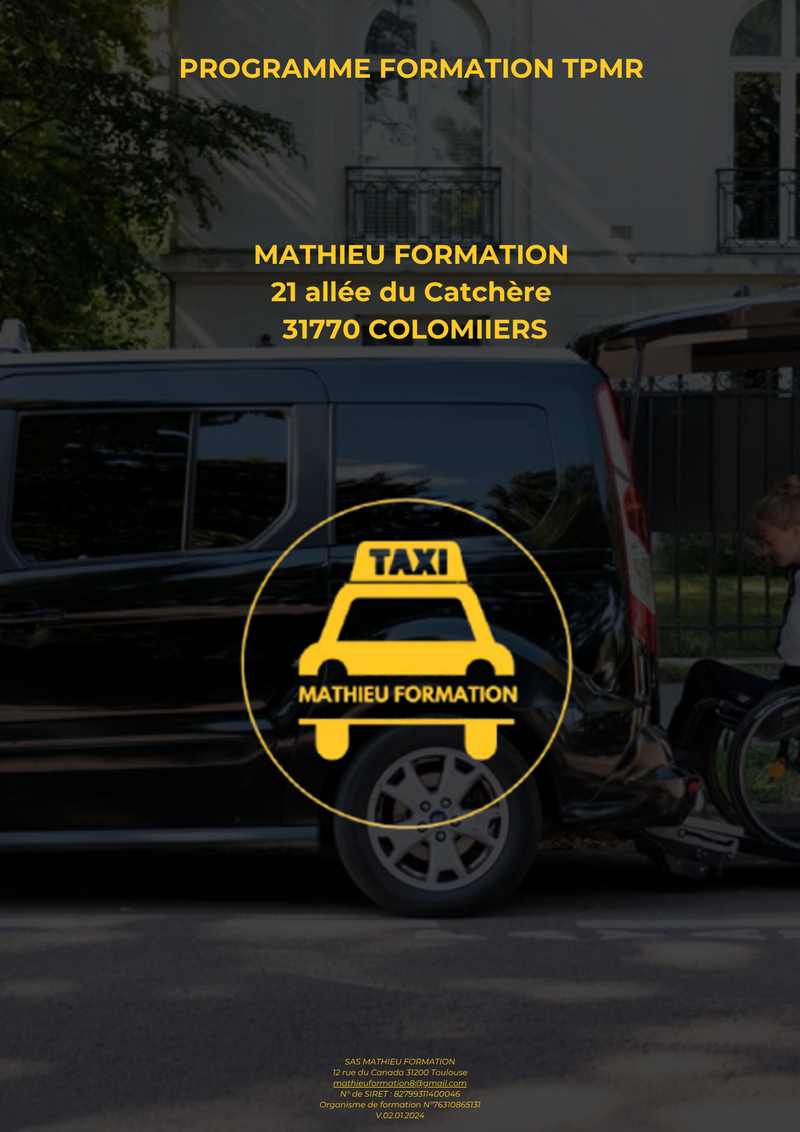 Mathieu Formation-Formation TAXI-VTC