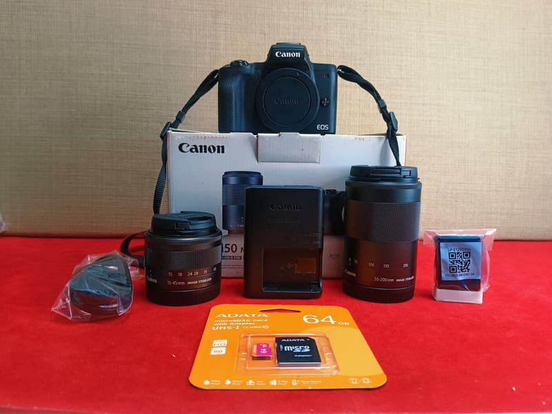 Buy Canon EOS M50 Mark II Mirrorless Camera + 2 Lenses | WeBuyCamera