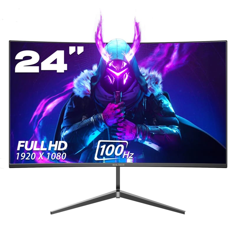 Bos Tech 34inch cuvred 4k 165hzអេក្រង់កោង - BOS-TECH