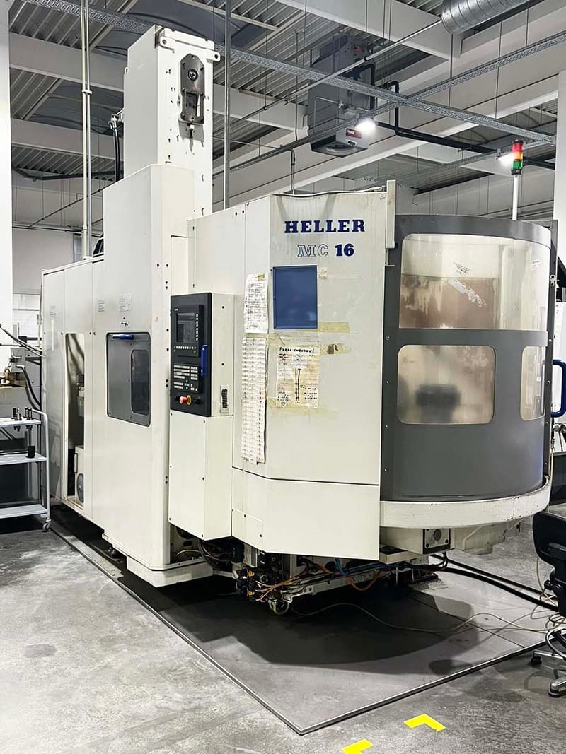 HELLER 4th axis horizontal milling center MC 16