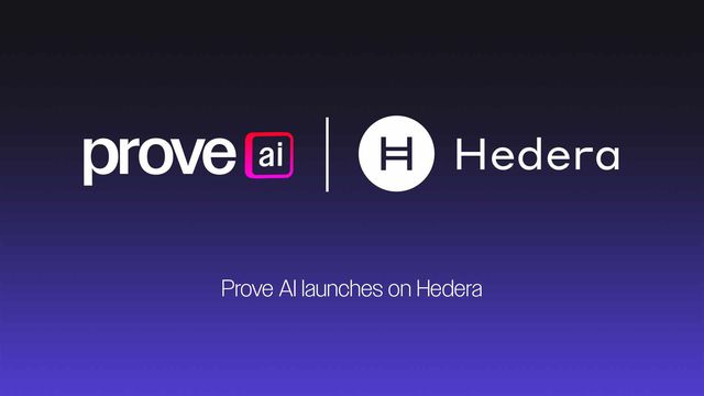 Prove AI Chooses Hedera for Enhanced AI Governance Solutions