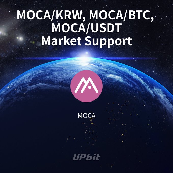MOCA Token Surges 380% After Upbit and Bithumb Listings