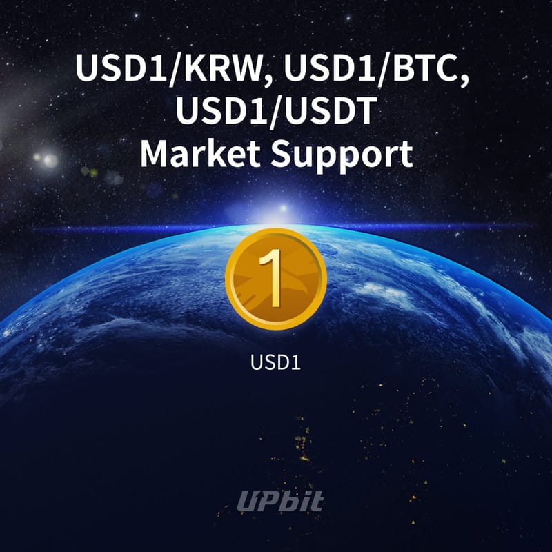 Upbit Lists USD1 Stablecoin, Expands Trading Options