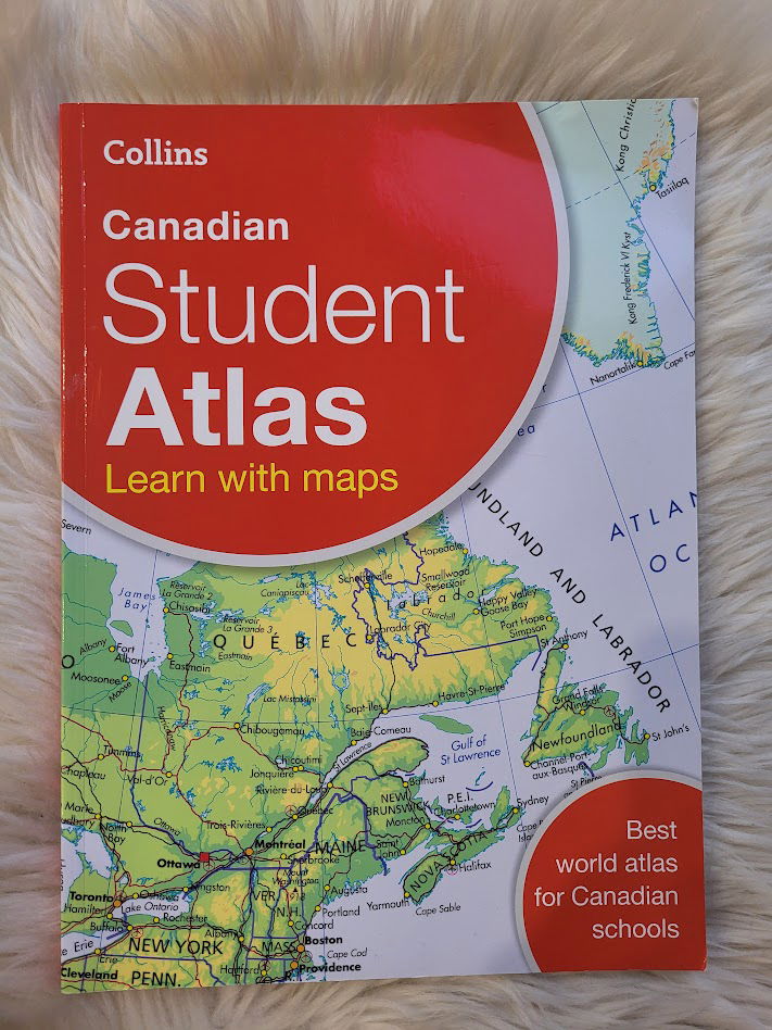 Canadian Student Atlas: Learn With Maps - Ex Libris Bookshop