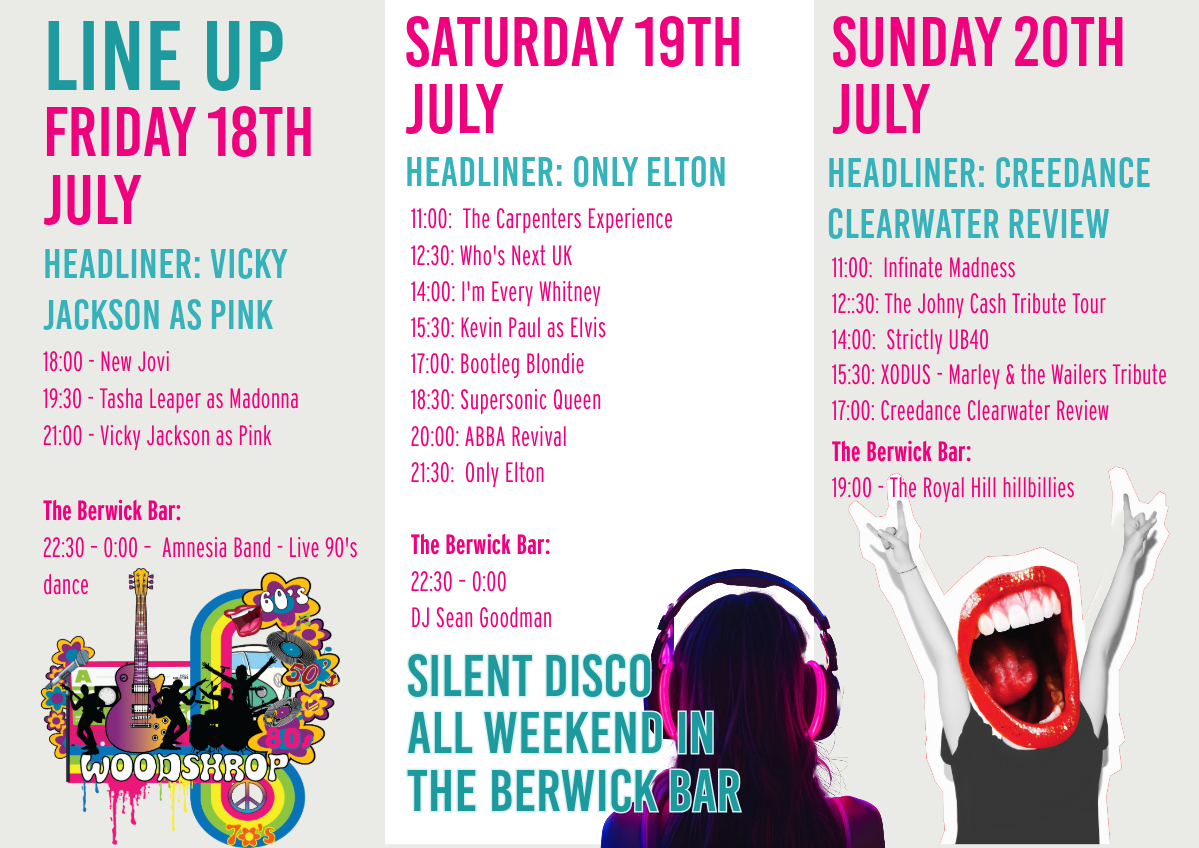 Line up download - Woodshrop Festival