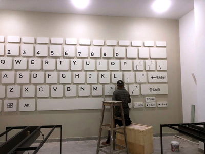 mural painting in karachi/3d sign in karachi