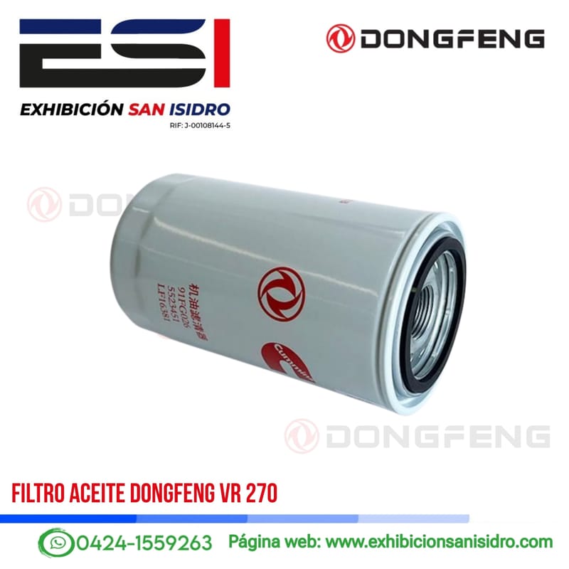 FILTRO ACEITE CLASE 7 VR270