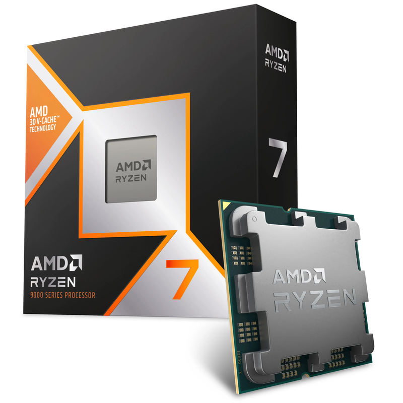 AMD Ryzen 7 9700X3D Processor – 8 Cores, 16 Threads, 3D V-Cache™, High