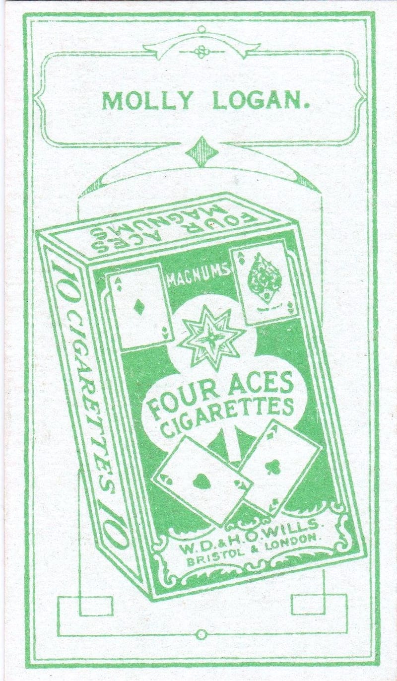 MOLLY LOGAN - CINEMA & CIGARETTE CARDS