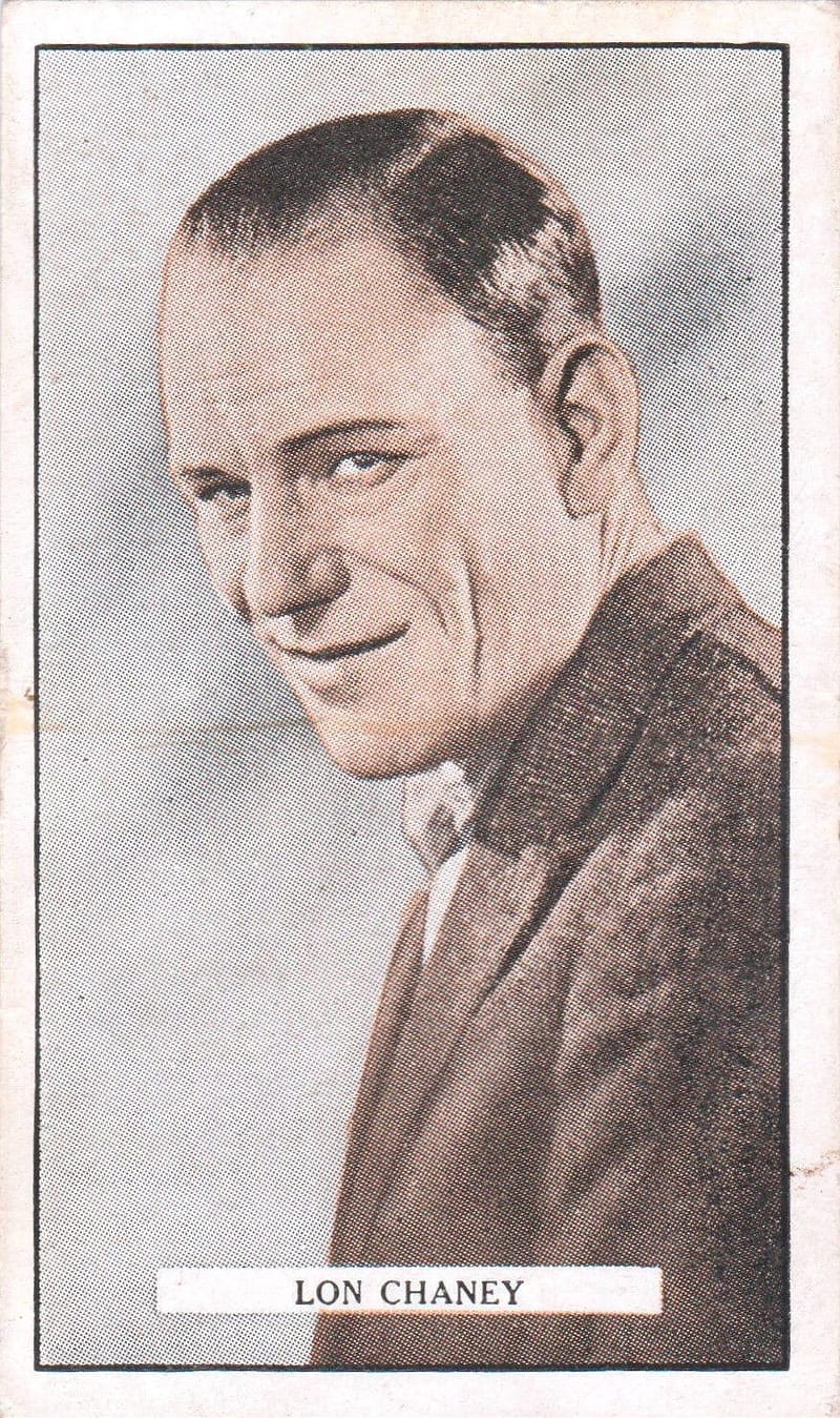 LON CHANEY - CINEMA & CIGARETTE CARDS