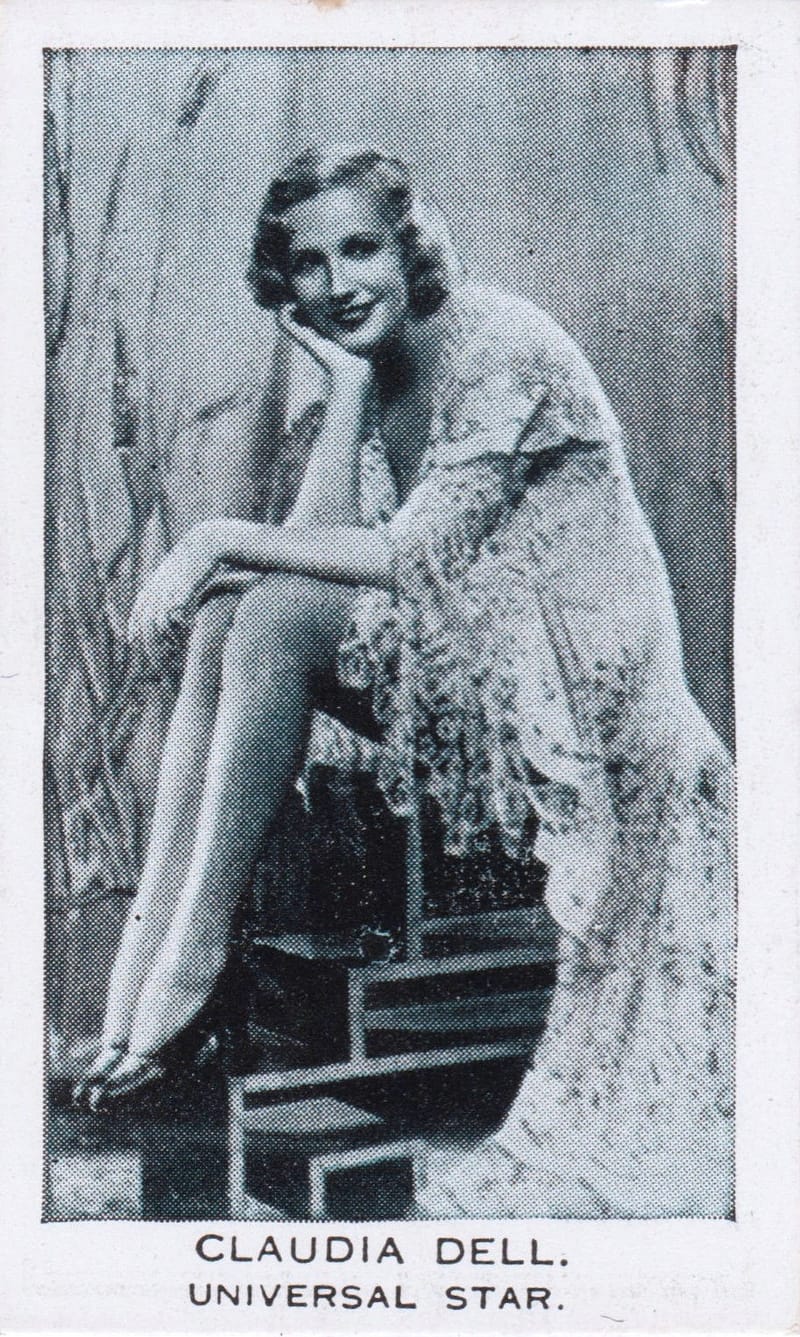 CLAUDIA DELL - CINEMA & CIGARETTE CARDS
