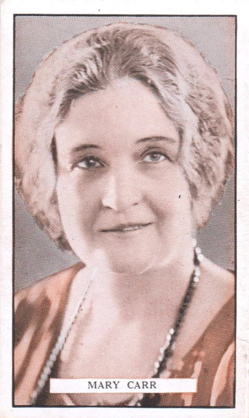 MARY CARR - CINEMA & CIGARETTE CARDS