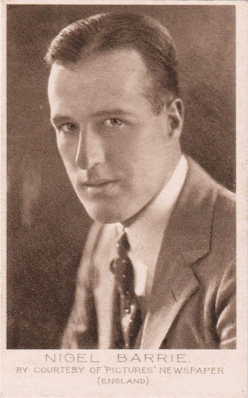 NIGEL BARRIE - CINEMA & CIGARETTE CARDS