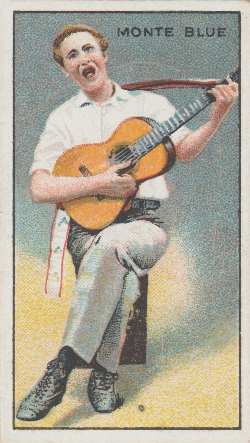 MONTE BLUE - CINEMA & CIGARETTE CARDS