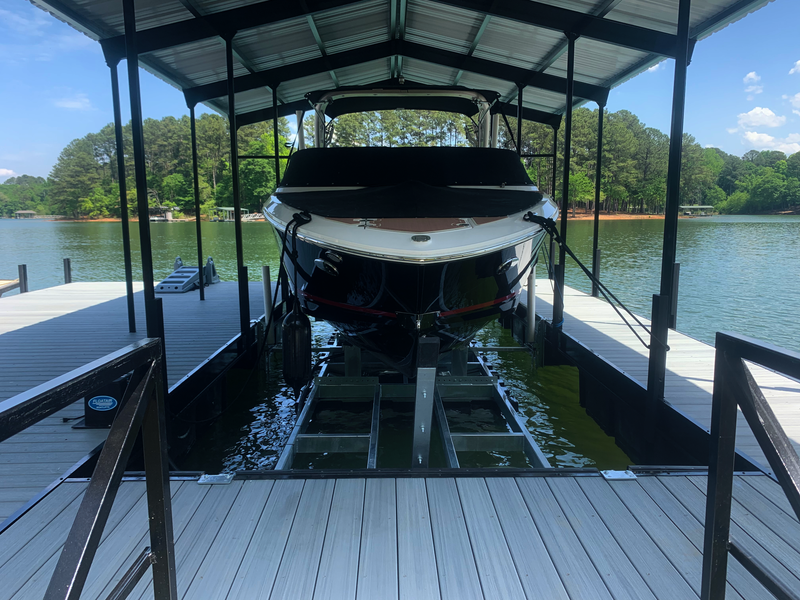 Front Mount - Floatair Boatlifts