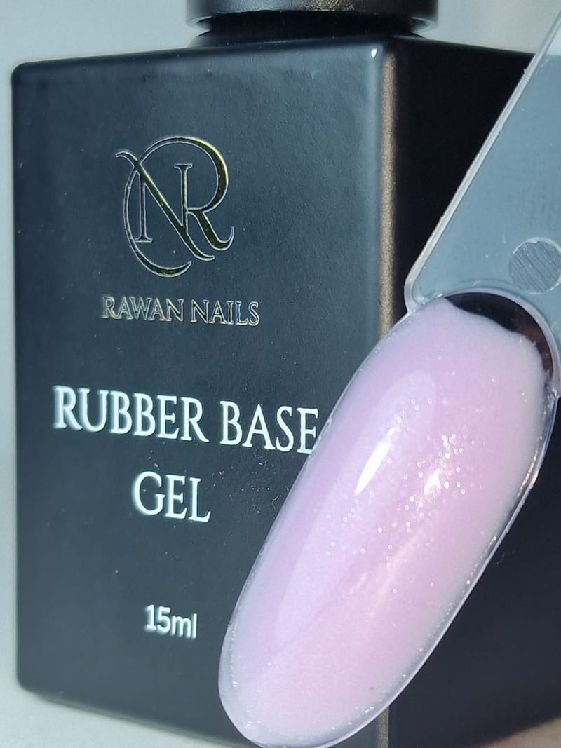 HEMA-Free Rubber Base –Shimmer 08 - Rawan Nails