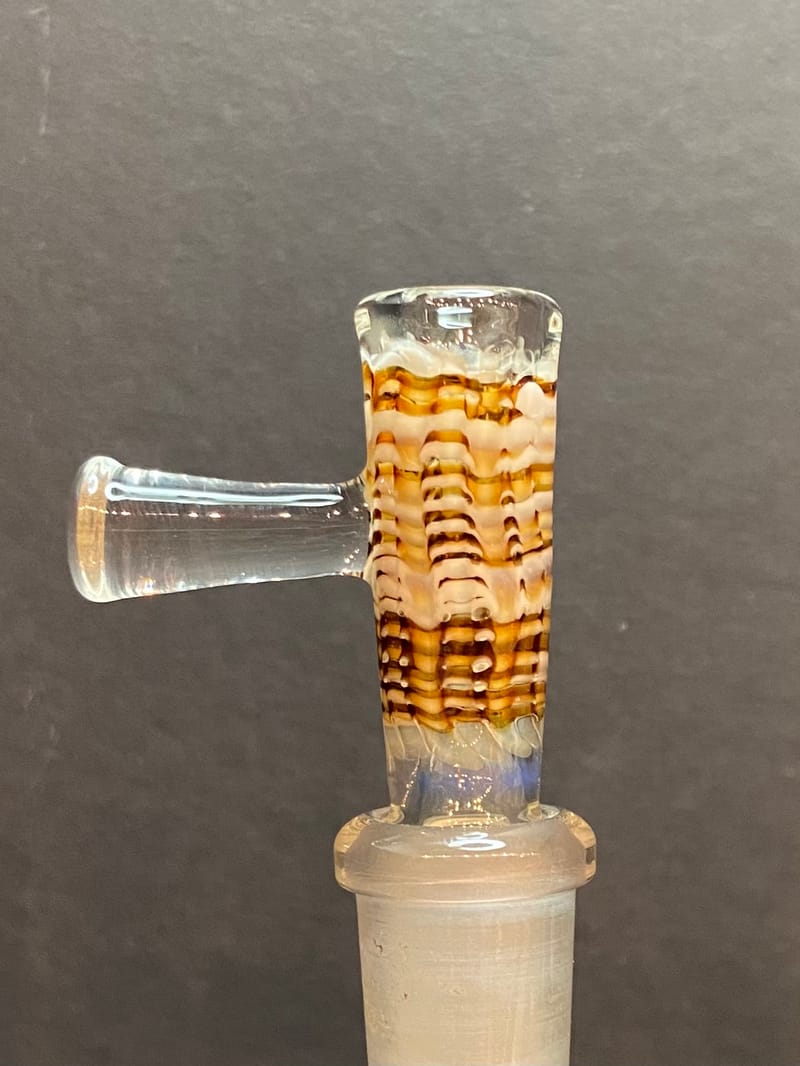 14mm Male Hitter: Multi Color Fumed Funnel (Roach / Joint) Hitter ...