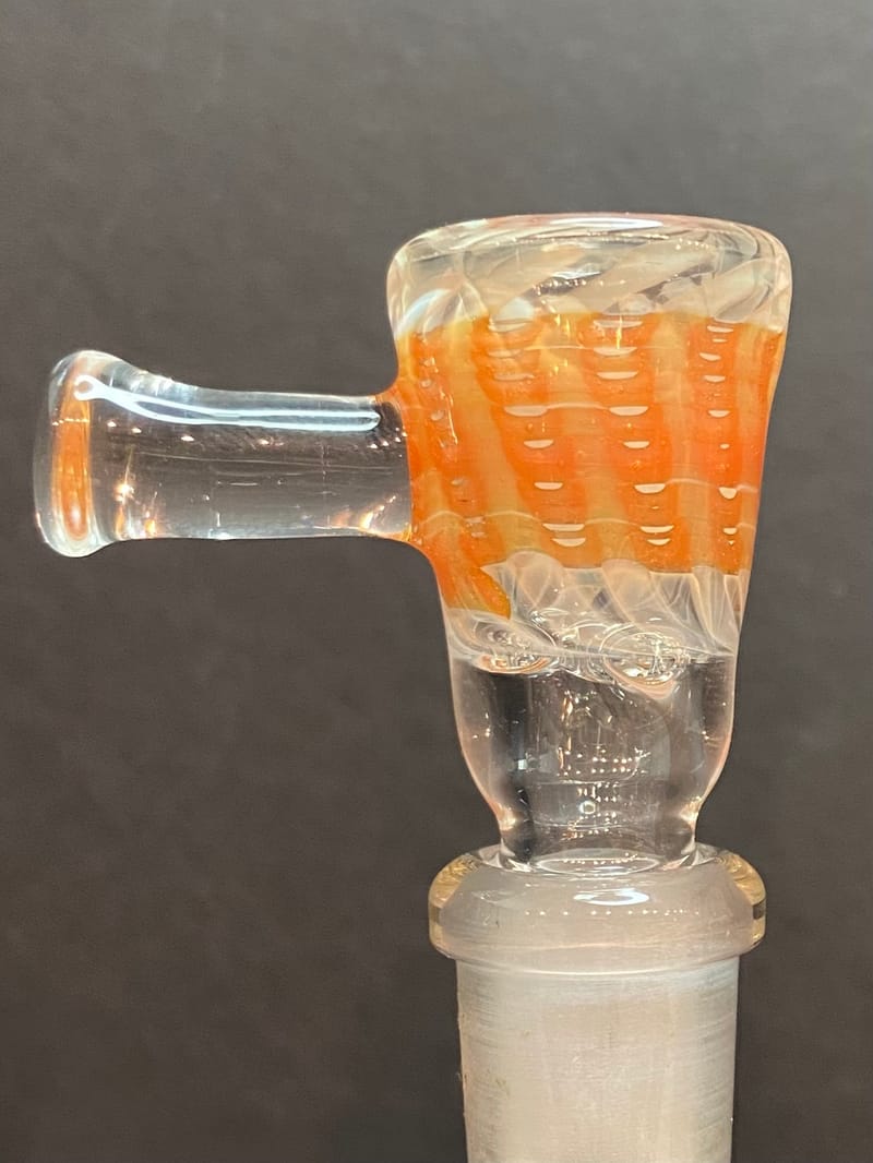 14mm Male Hitter: Single Color Fumed 4-Hole Funnel Hitter. - Shockers ...